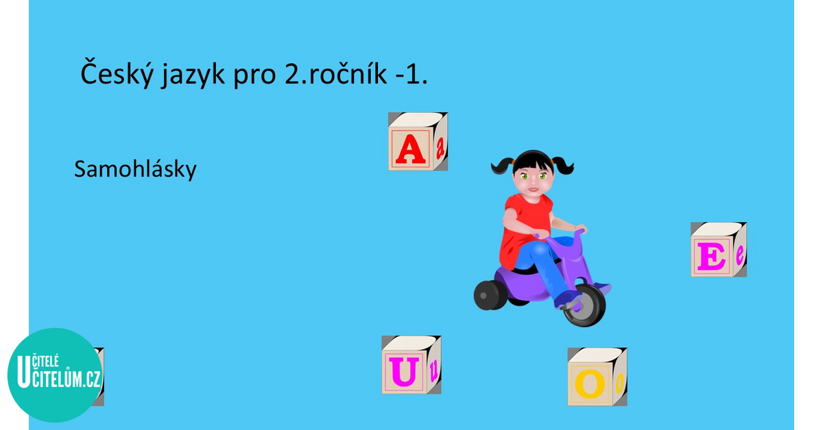 Český jazyk pro 2. ročník - 1. - Český jazyk | UčiteléUčitelům.cz